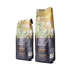 Laminated Zip Lock Coffee Bean Bag With Valves Custom Own Brand High Quality