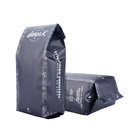 Reusable Side Gusset Coffee Bags , Aluminum Foiled Ziplock Standing Pouch With Tintie, Valve