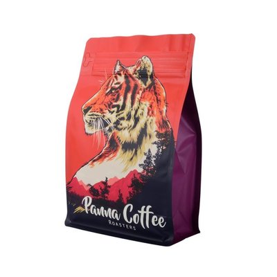 Brc Standard Food Ziplock Bags Ground One Way Valve Coffee Packing Packaging