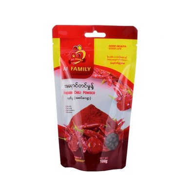 Different Size Laminated Aluminum Foil Stand Up Mylar Bag With Window